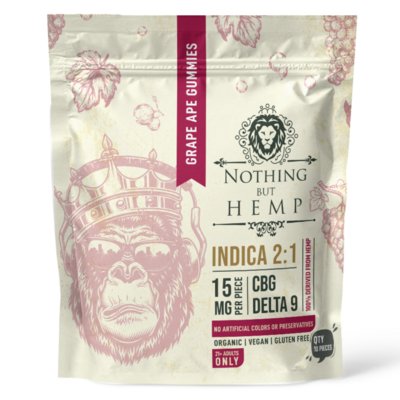 5mg Delta 9 |10mg CBG | Grape Ape | Indica | 12 Pack – Emerald Elements